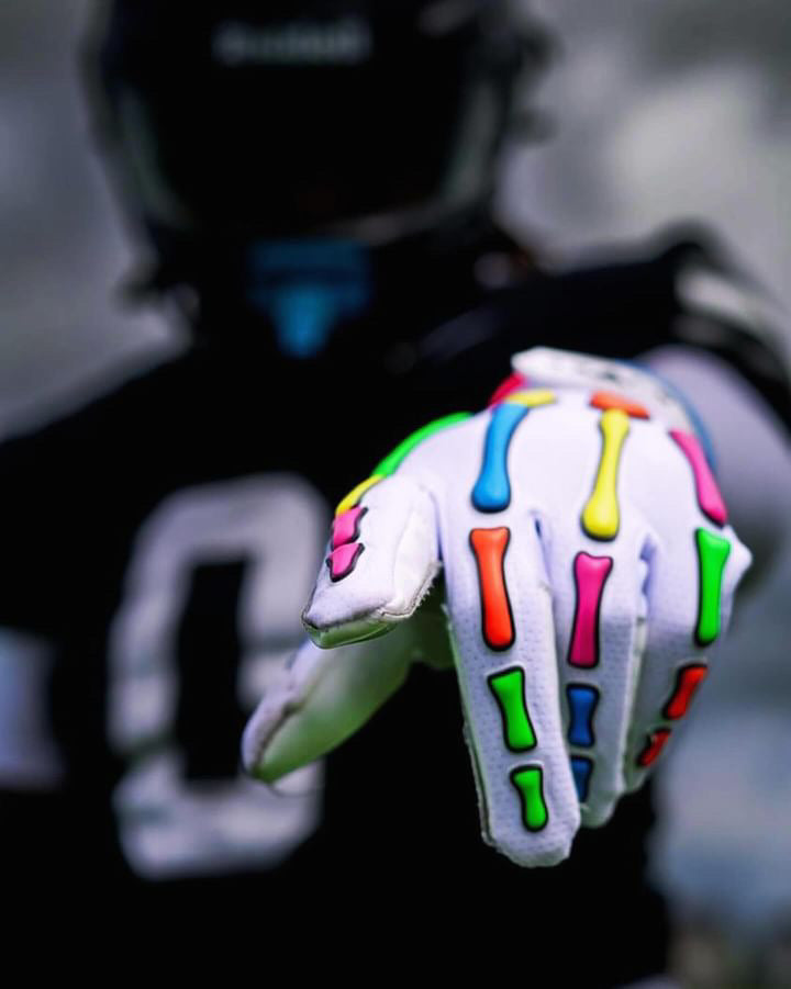Reaper SKITTLES Bones Football Gloves – Rivel Athletics