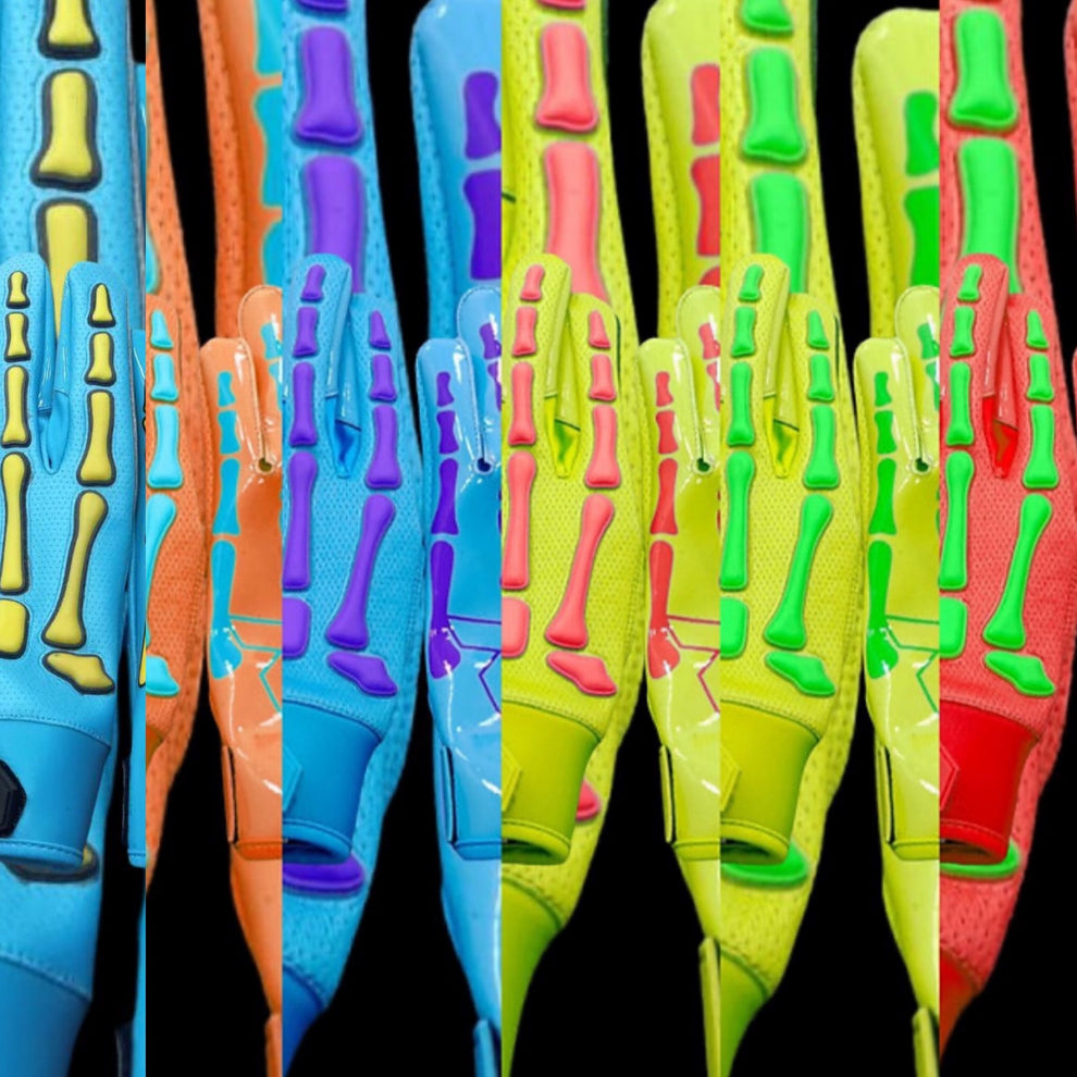 Reaper VIBE Bones Football Gloves – Rivel Athletics