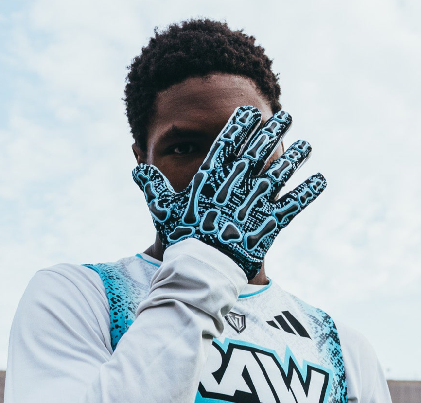 Reaper BLK OREO Bones Football Gloves – Rivel Athletics